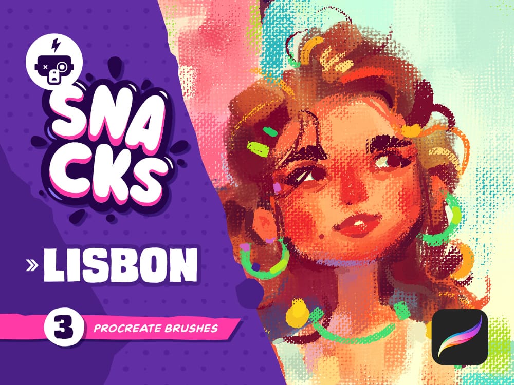 Lisbon For Procreate Frankentoon Studio