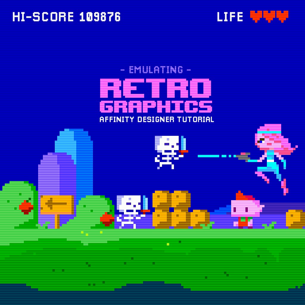 Emulating Retro Graphics in Affinity Designer - Frankentoon Studio