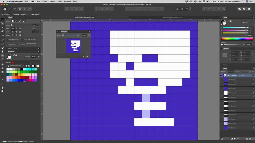 Emulating Retro Graphics in Affinity Designer - Frankentoon Studio