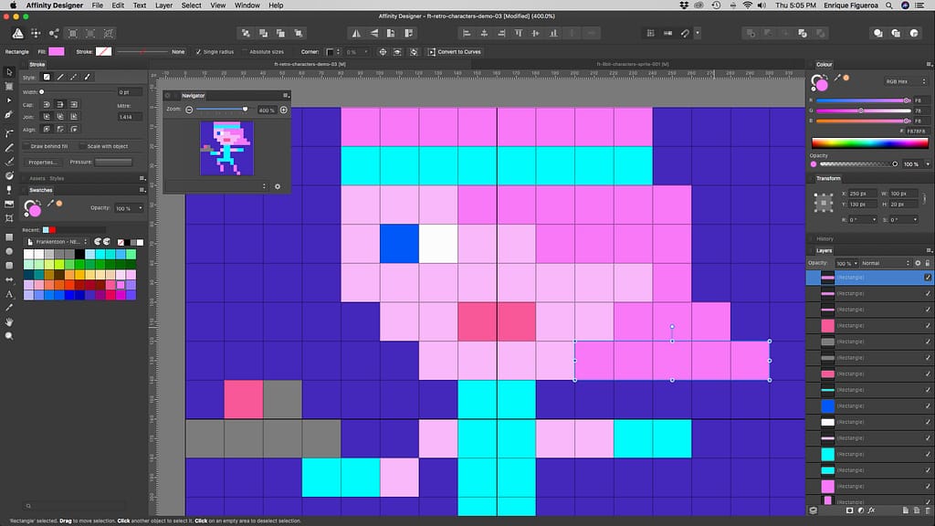 Emulating Retro Graphics in Affinity Designer - Frankentoon Studio