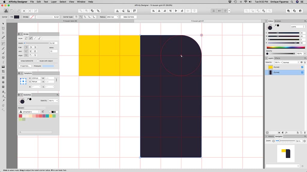 Designing characters using grids in Affinity Designer - Frankentoon Studio