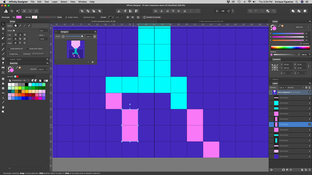Emulating Retro Graphics in Affinity Designer - Frankentoon Studio