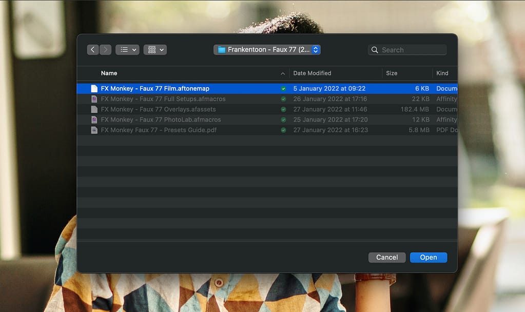 Importing Tone Maps into Affinity Photo - Frankentoon Studio