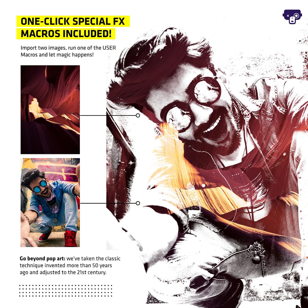 POP: Macro Pack for Affinity Photo - Frankentoon Studio