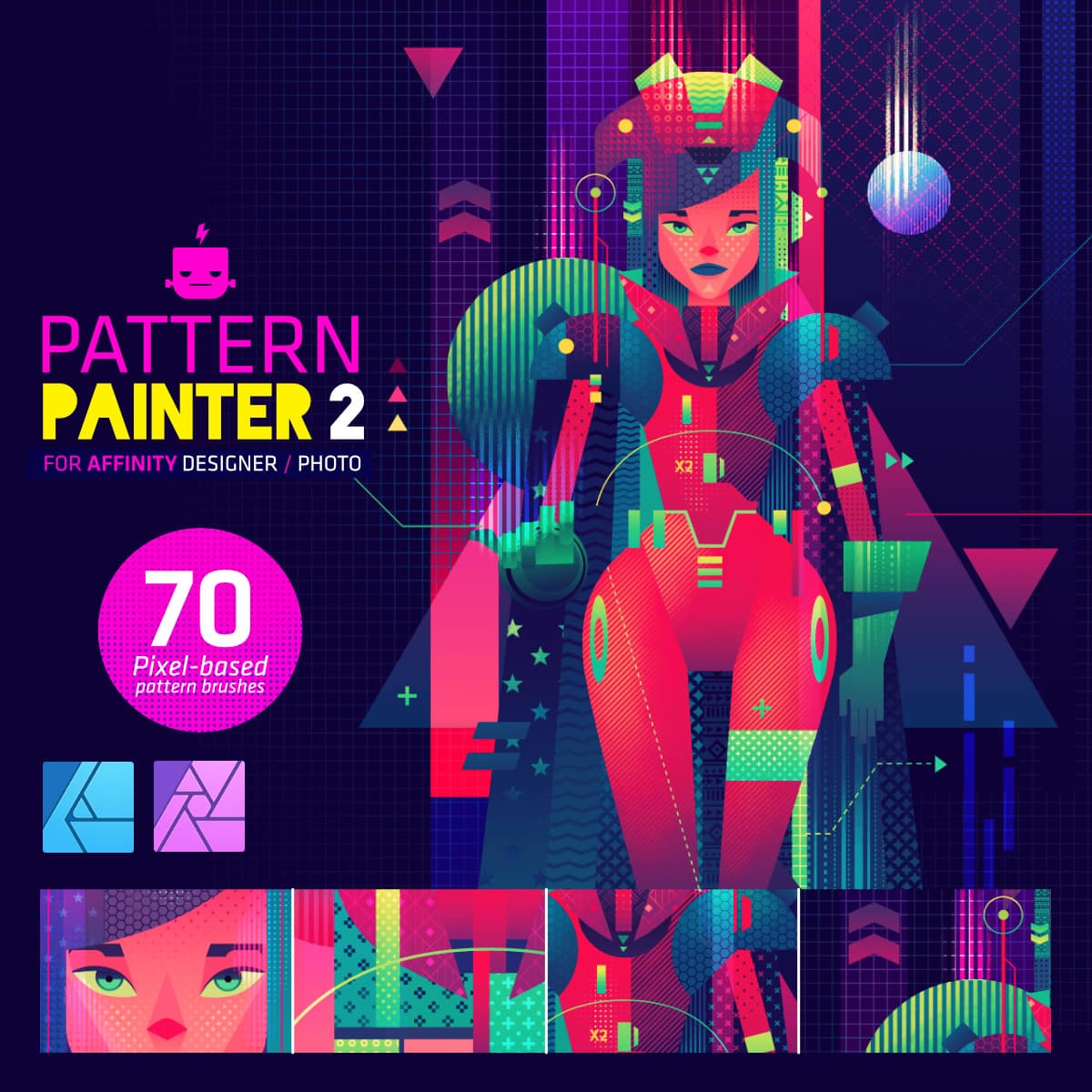 Pattern Painter 2 for Affinity - Frankentoon Studio