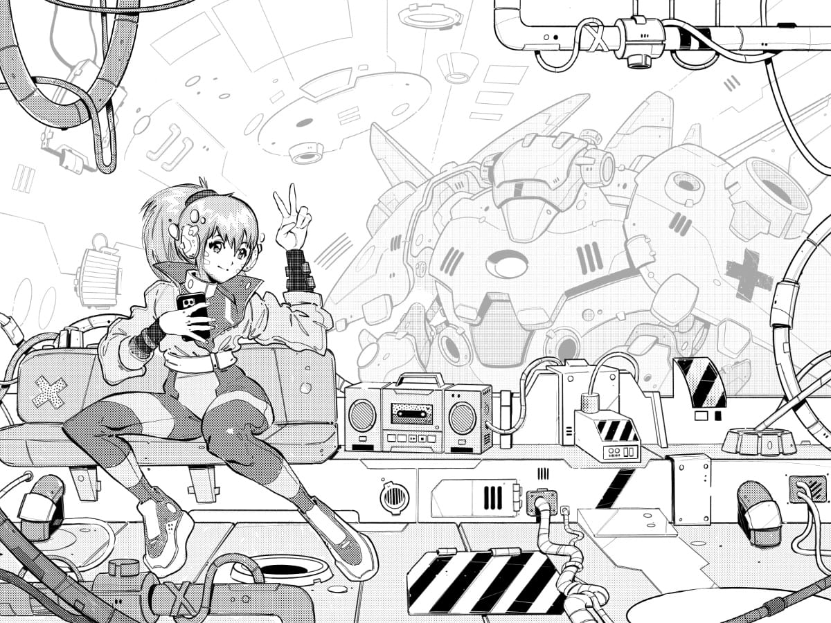 Mangaka Procreate Illustration Kit - Frankentoon Studio