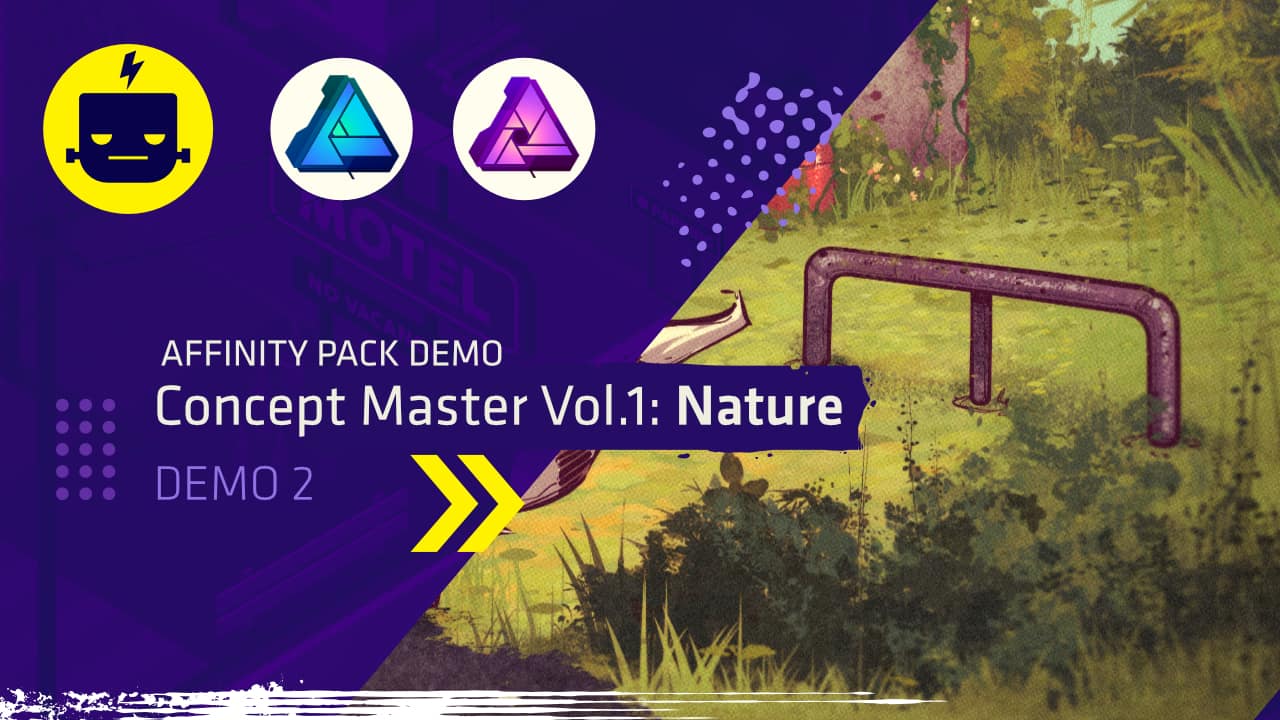 Break-down: Painting Nature elements in Affinity Photo for iPad ...