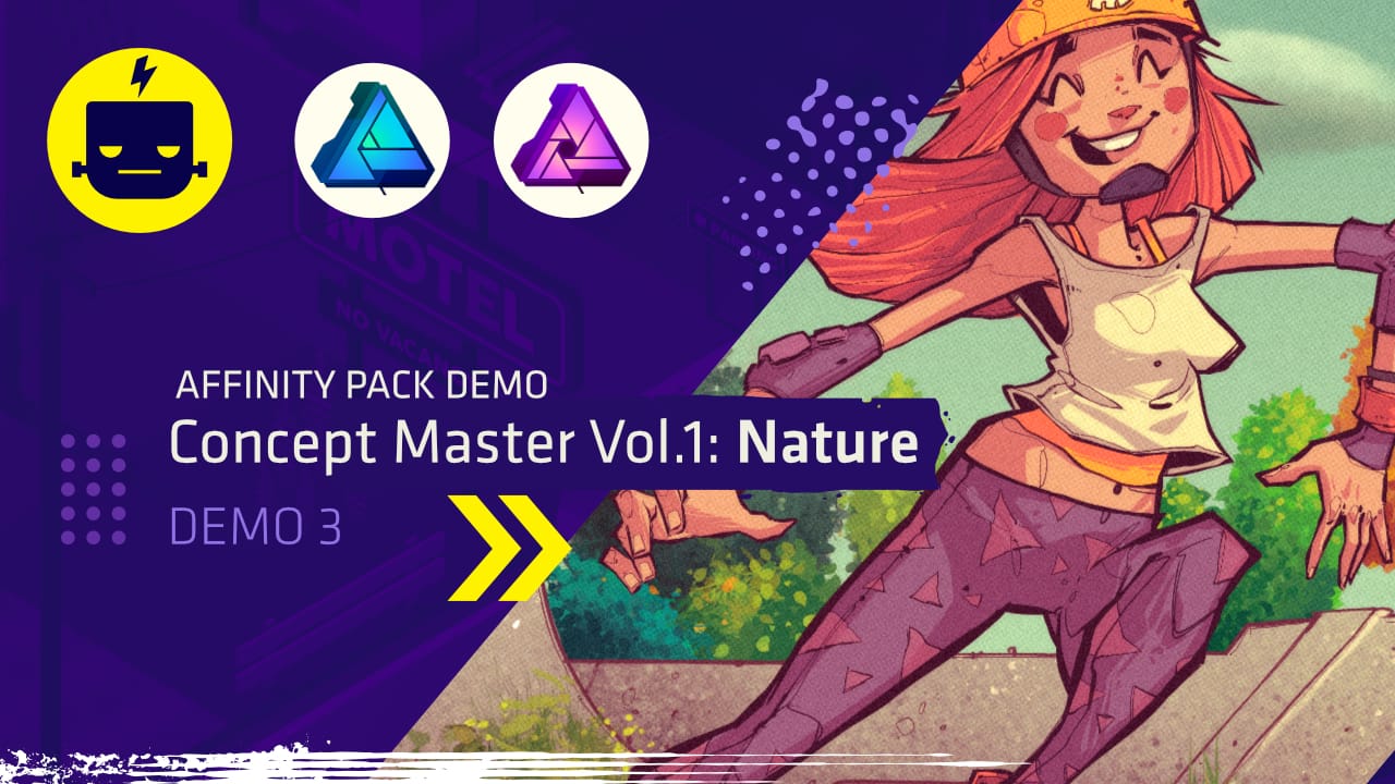 Break-down: Painting Nature elements in Affinity Photo for iPad ...