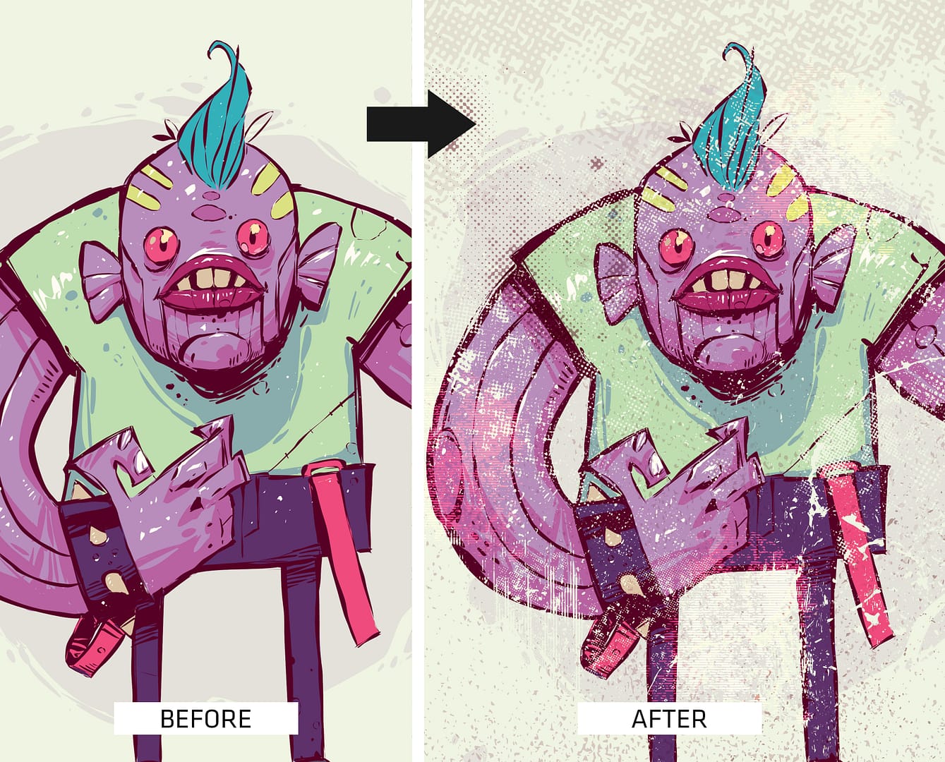 Texture Pack Vol. 2 for Affinity Designer - Frankentoon Studio