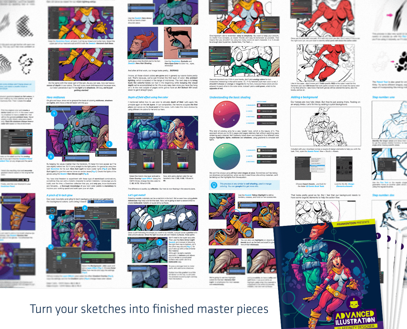 Advanced Illustration Vol.1 for Affinity Designer - Frankentoon Studio