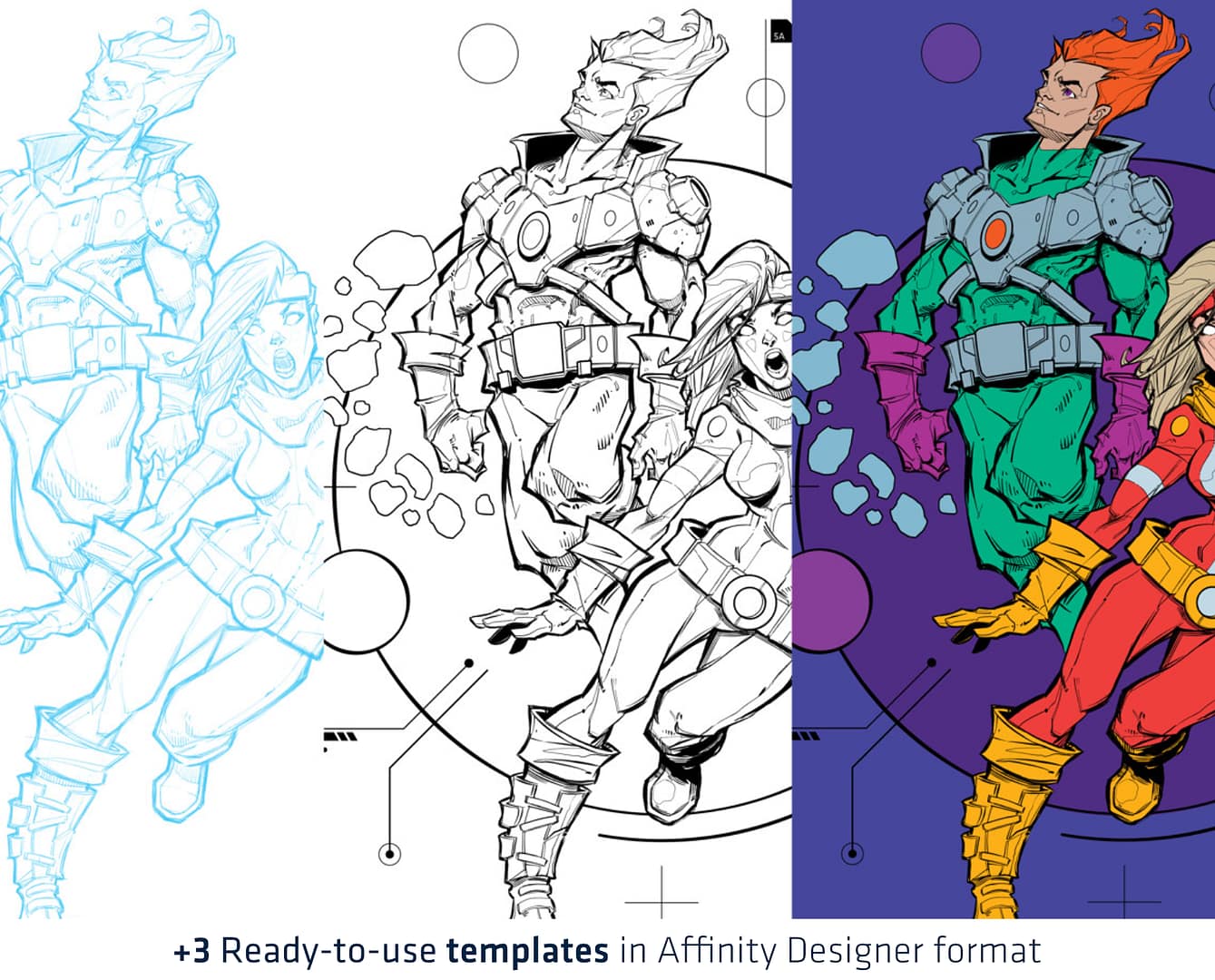 Advanced Illustration Vol.1 for Affinity Designer - Frankentoon Studio