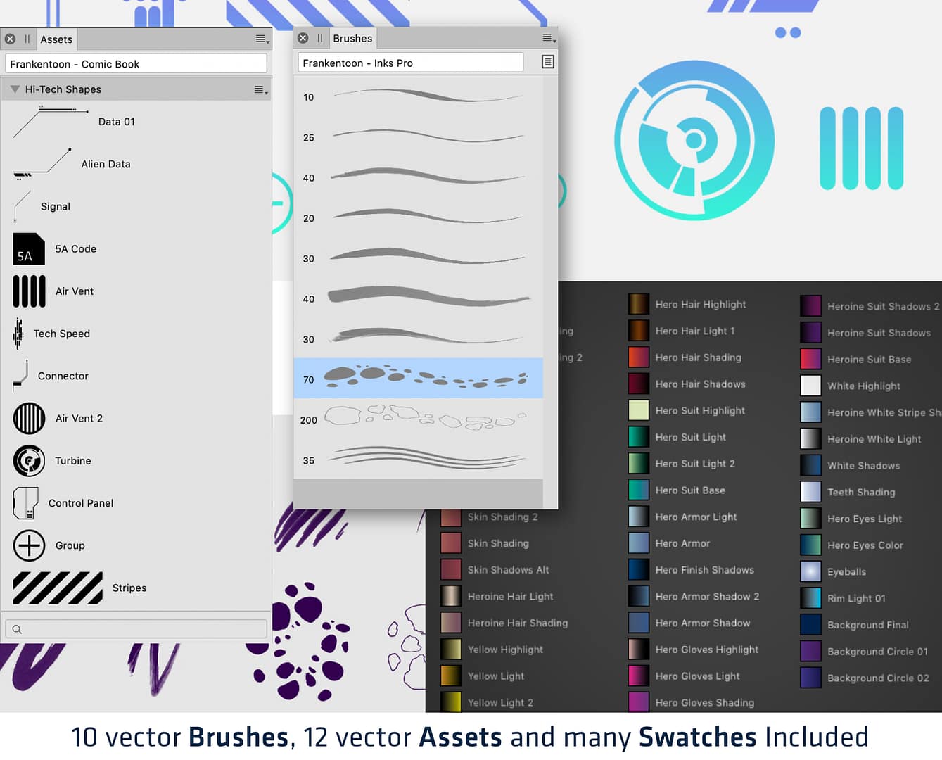 Advanced Illustration Vol.1 for Affinity Designer - Frankentoon Studio