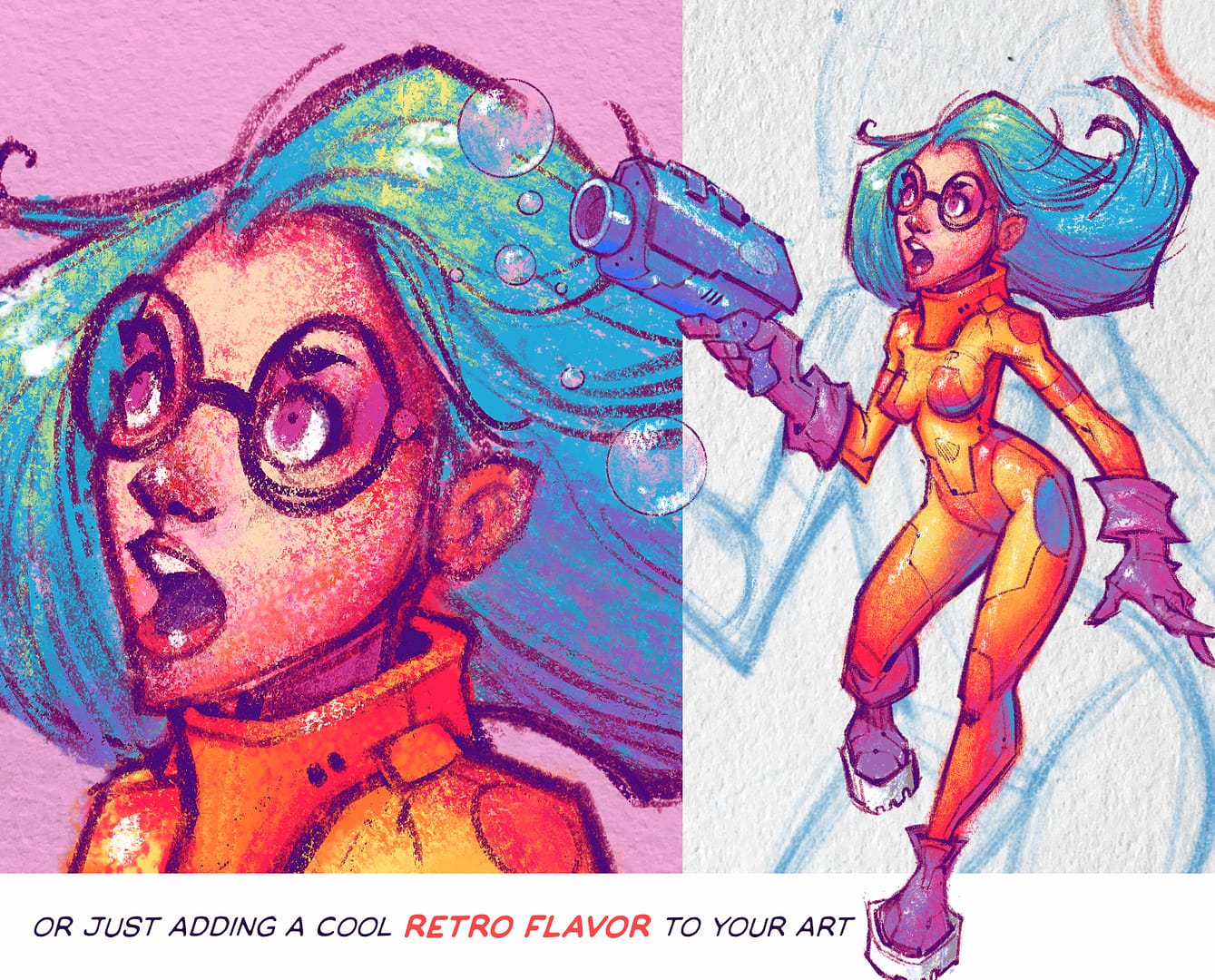 Crayon Procreate Brush Pack - Frankentoon Studio