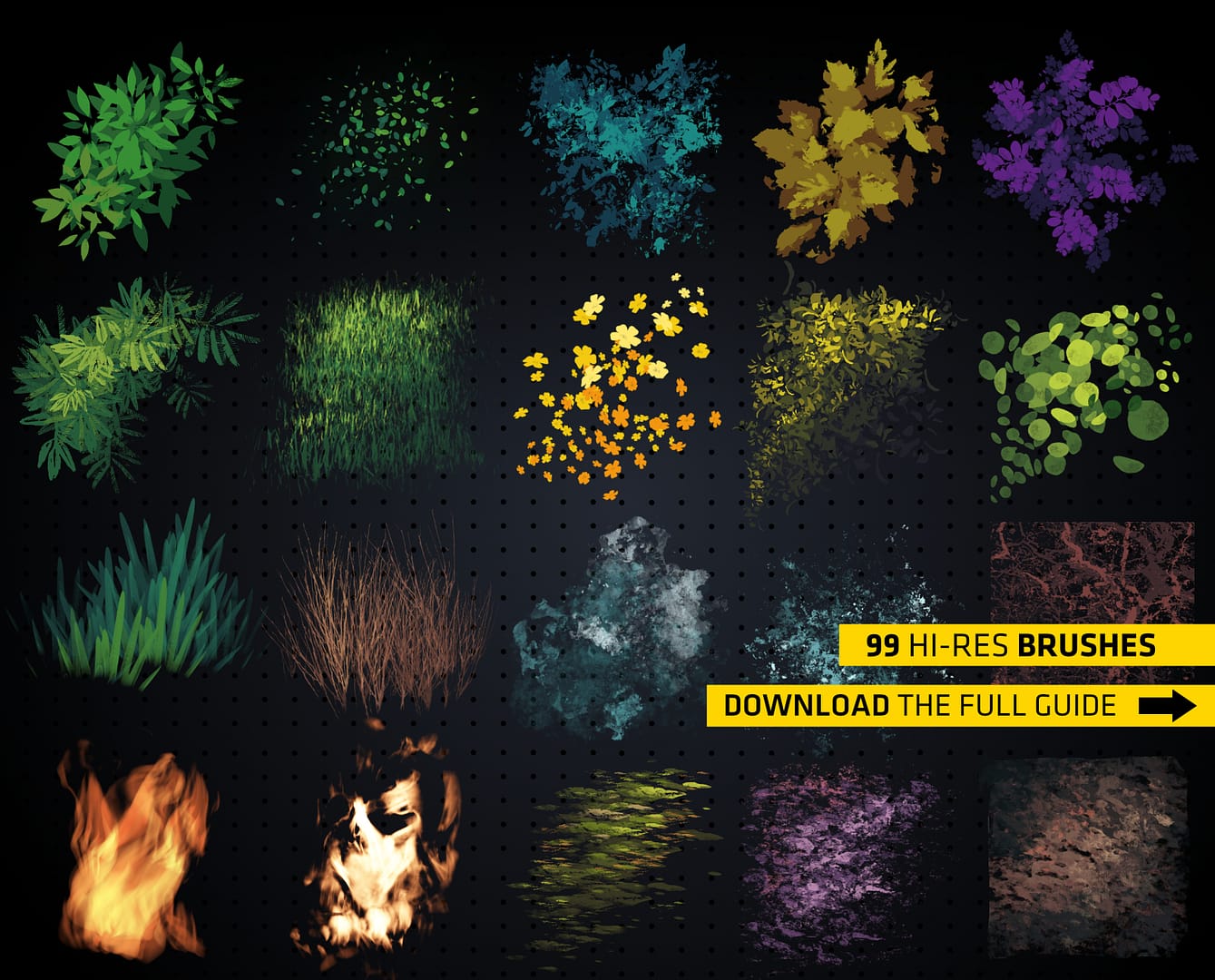 Nature Master for Procreate - Frankentoon Studio