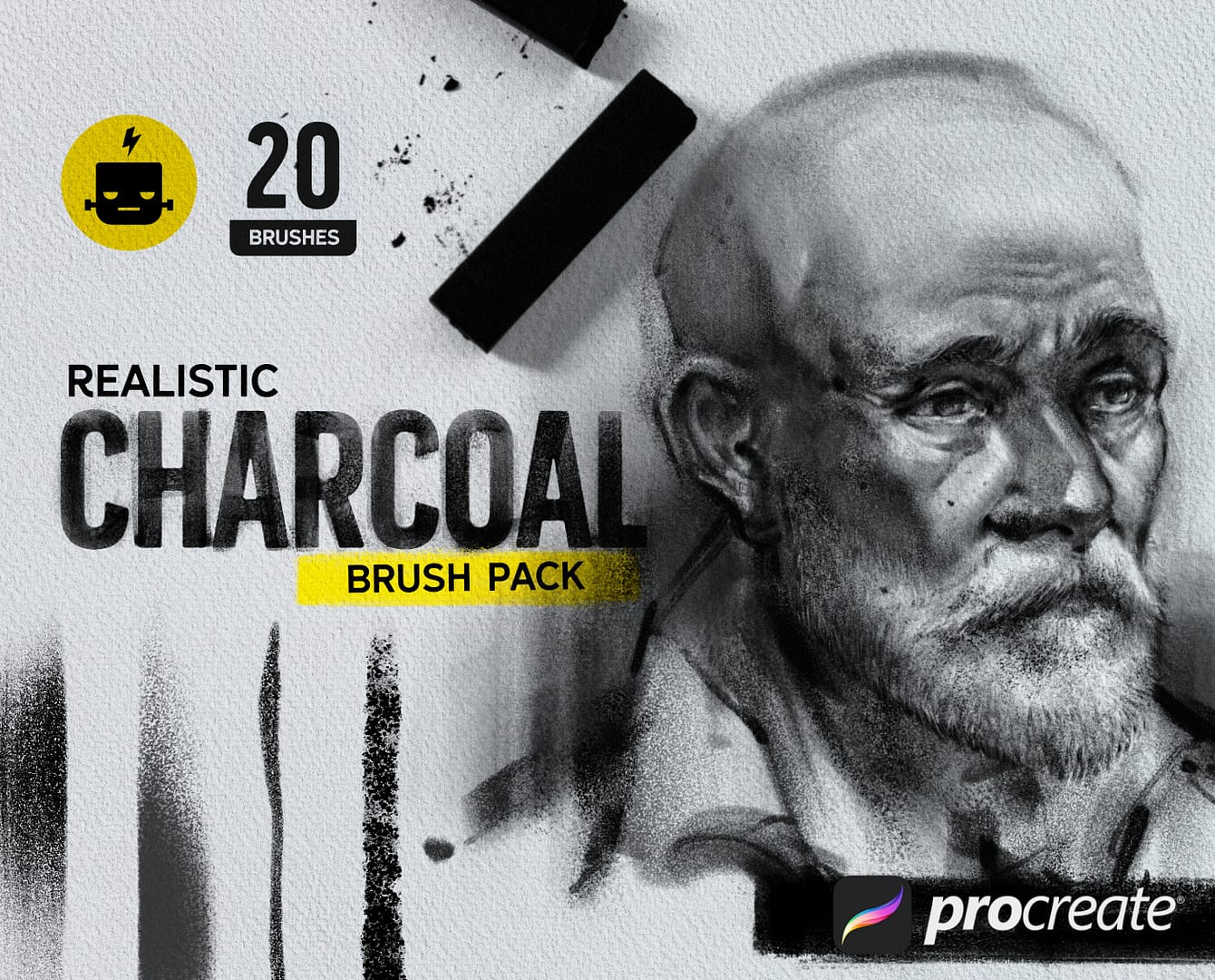 Charcoal Paper Texture Procreate