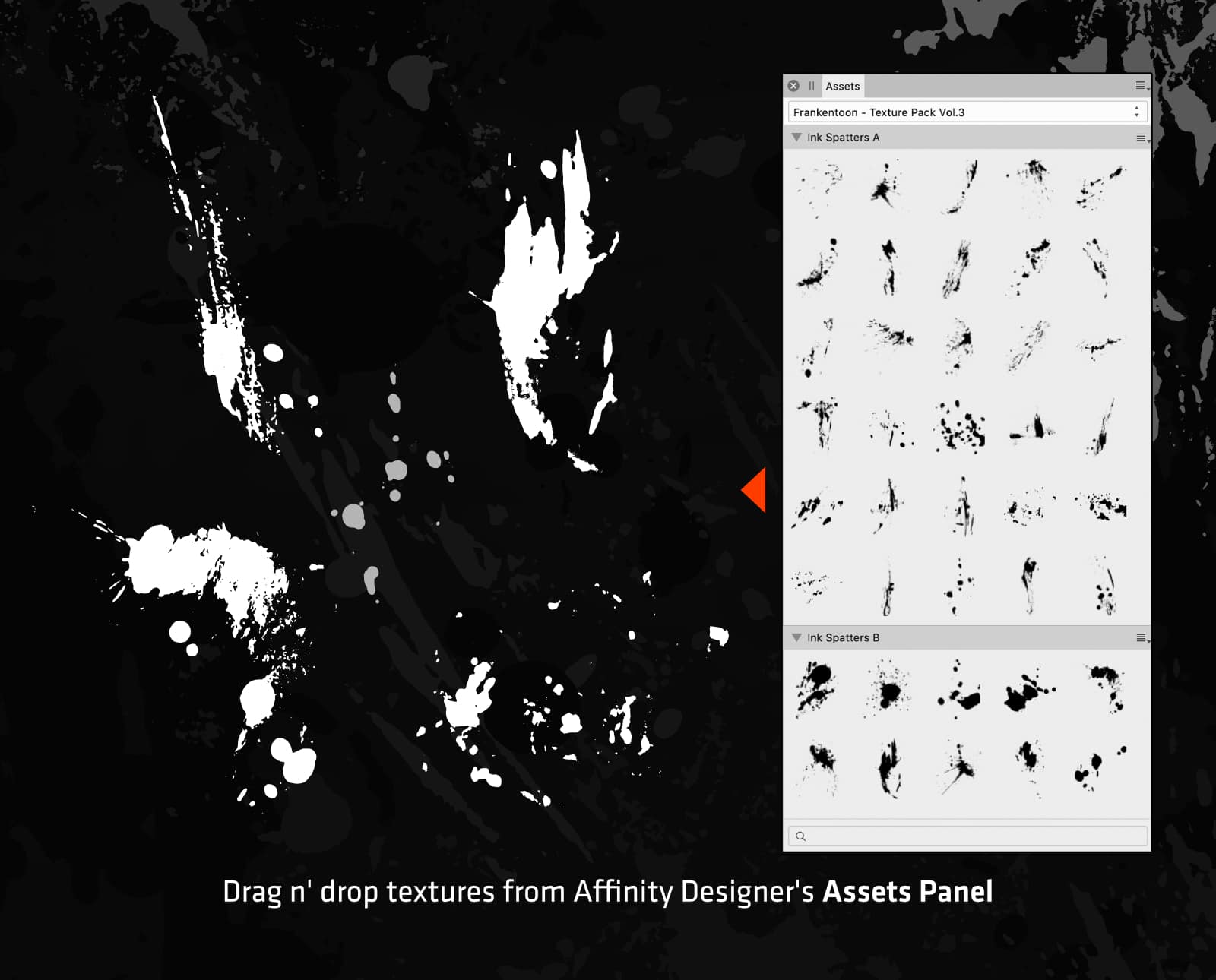 Texture Pack Vol. 3 for Affinity Designer - Frankentoon Studio