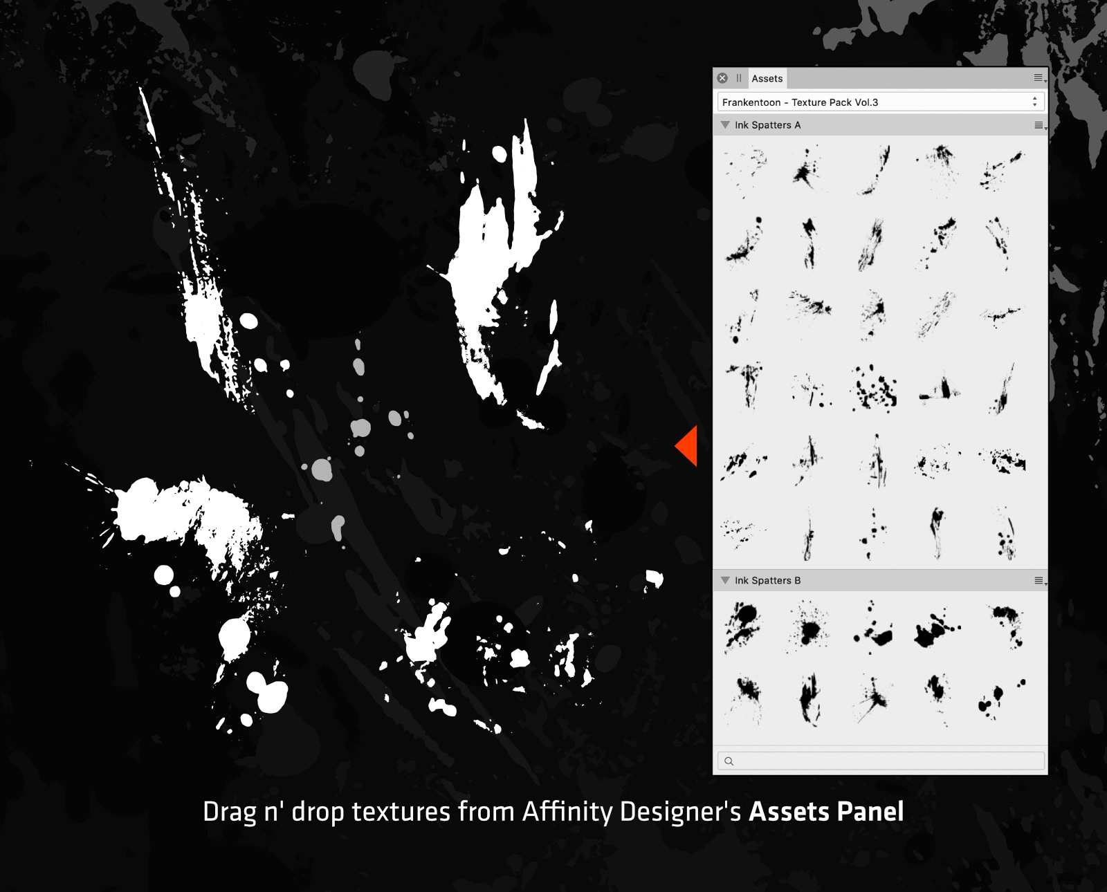 Texture Pack Vol. 3 for Affinity Designer - Frankentoon Studio