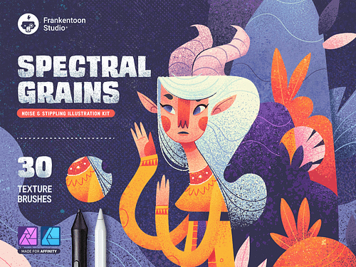 Affinity Designer and Procreate Brushes, Textures & Vector Packs ...