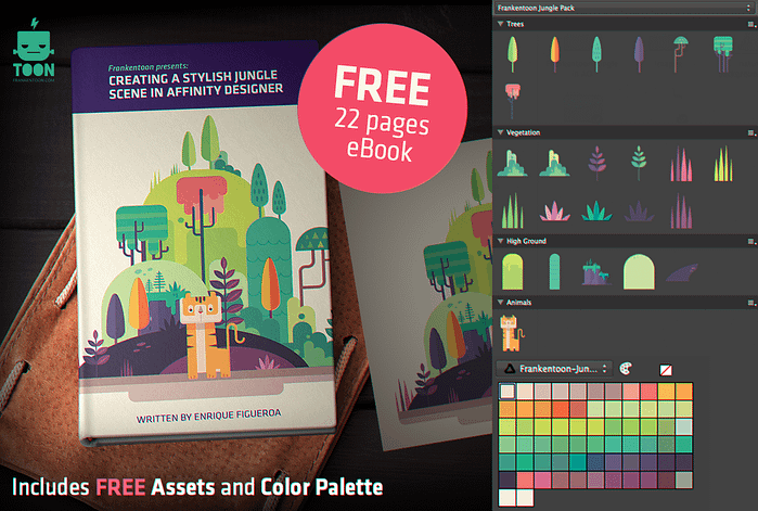 Create a Jungle Scene in Affinity Designer - Frankentoon Studio