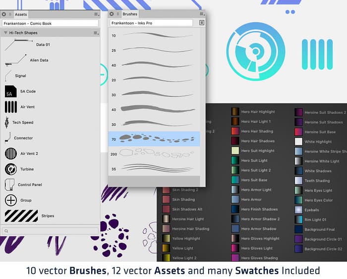 Advanced Illustration Vol.1 for Affinity Designer - Frankentoon Studio