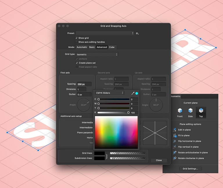 Creating Isometric Typography in Affinity Designer - Frankentoon Studio