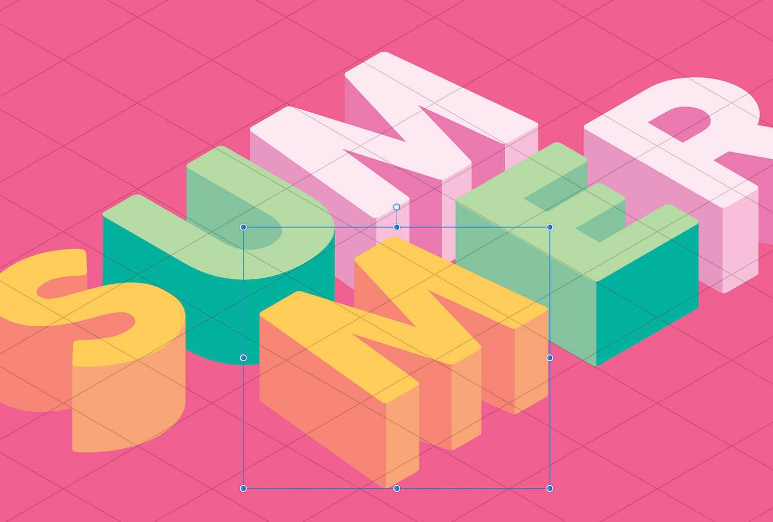 Creating Isometric Typography in Affinity Designer | Frankentoon Studio
