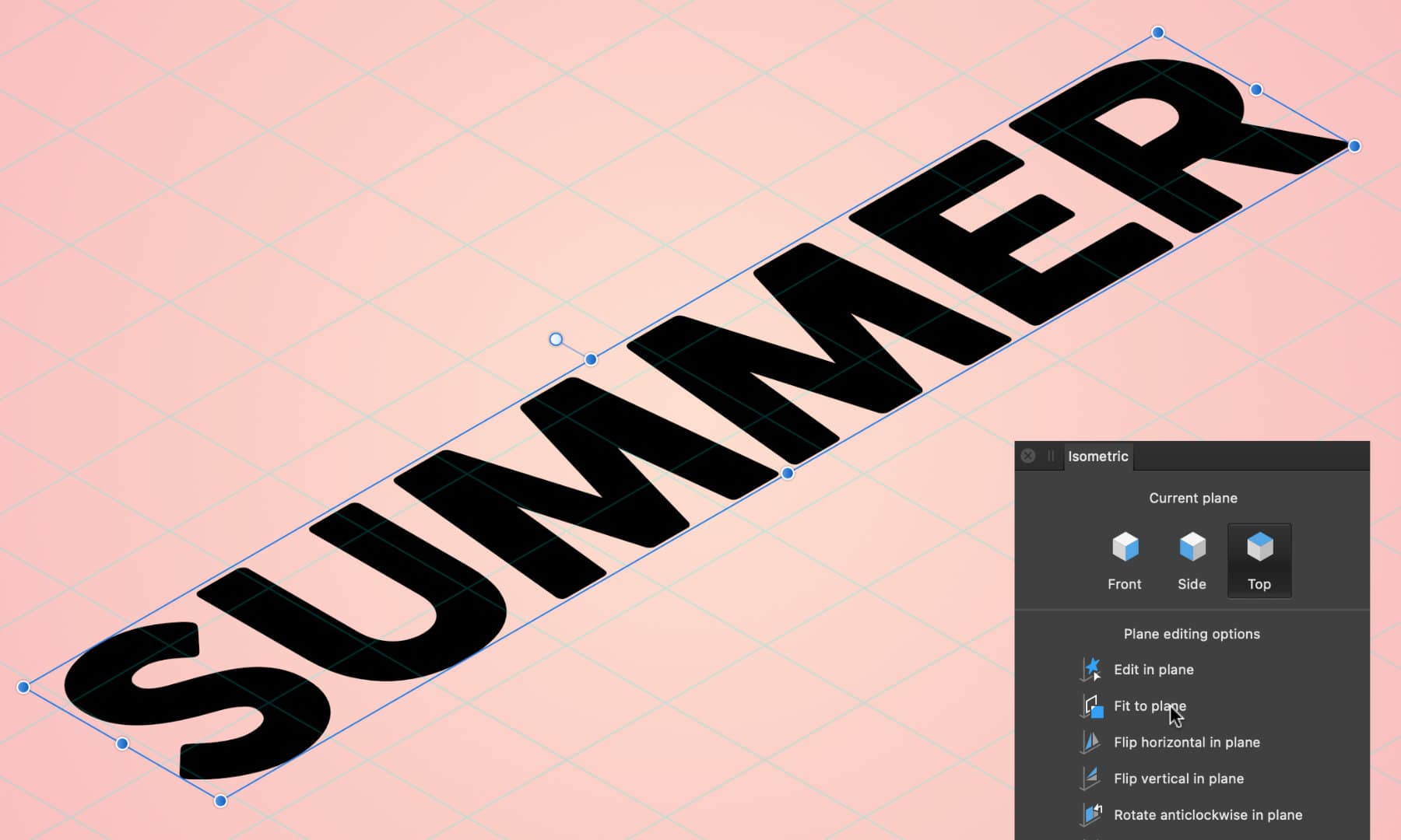 Creating Isometric Typography in Affinity Designer - Frankentoon Studio