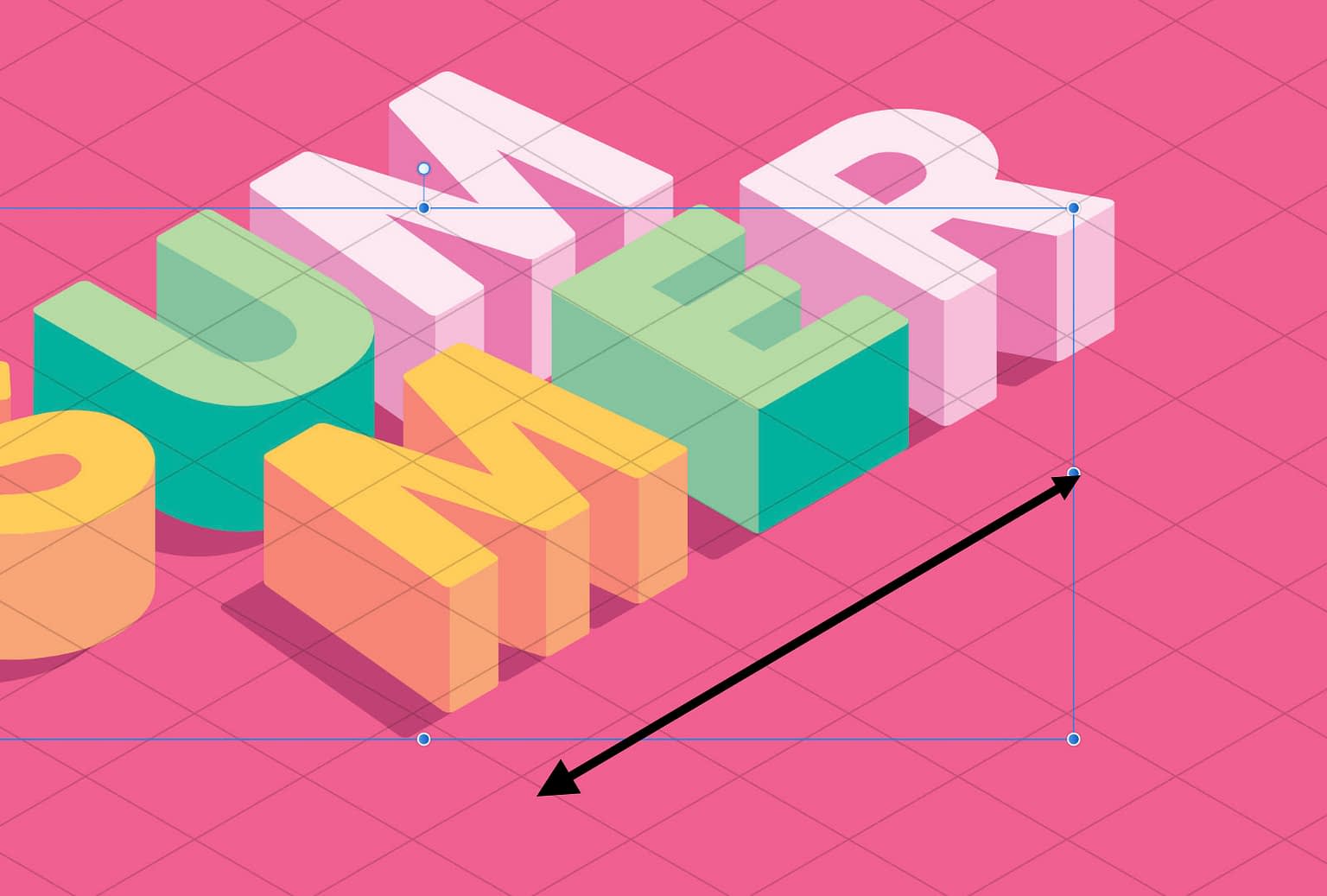 Creating Isometric Typography in Affinity Designer | Frankentoon Studio